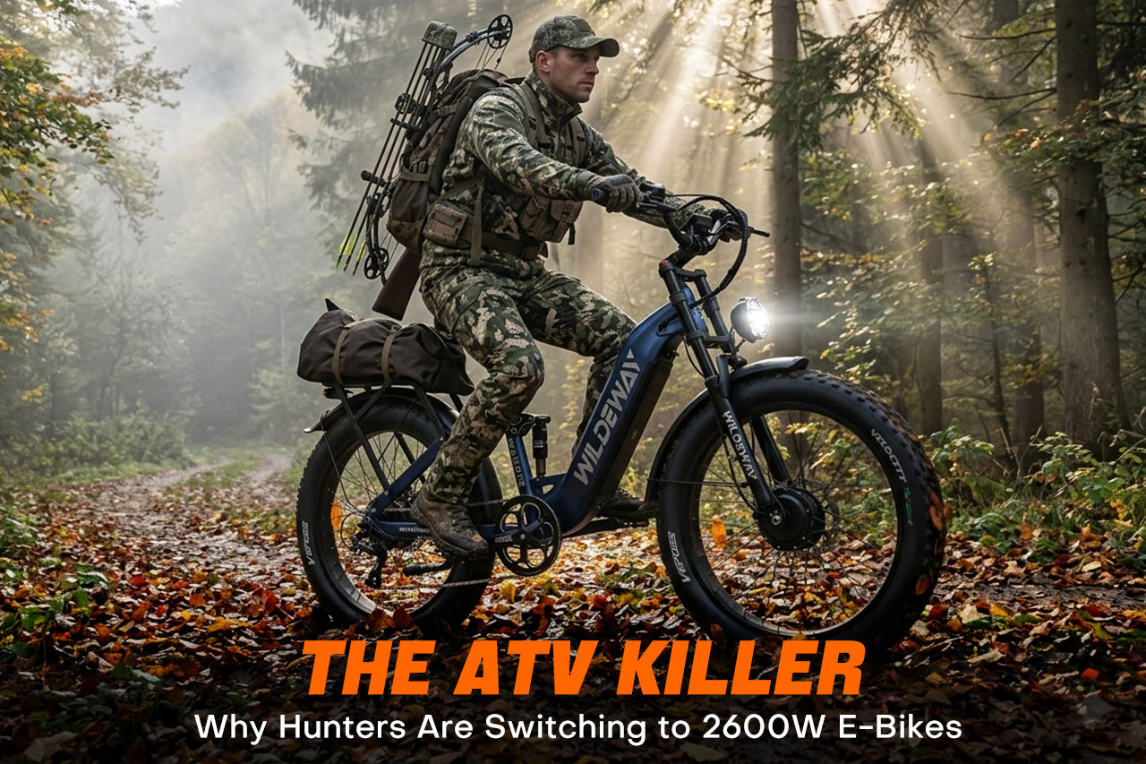 Silent Hunters: Why 2600W Fat Tire E-Bikes Are Replacing ATVs for Deer ...
