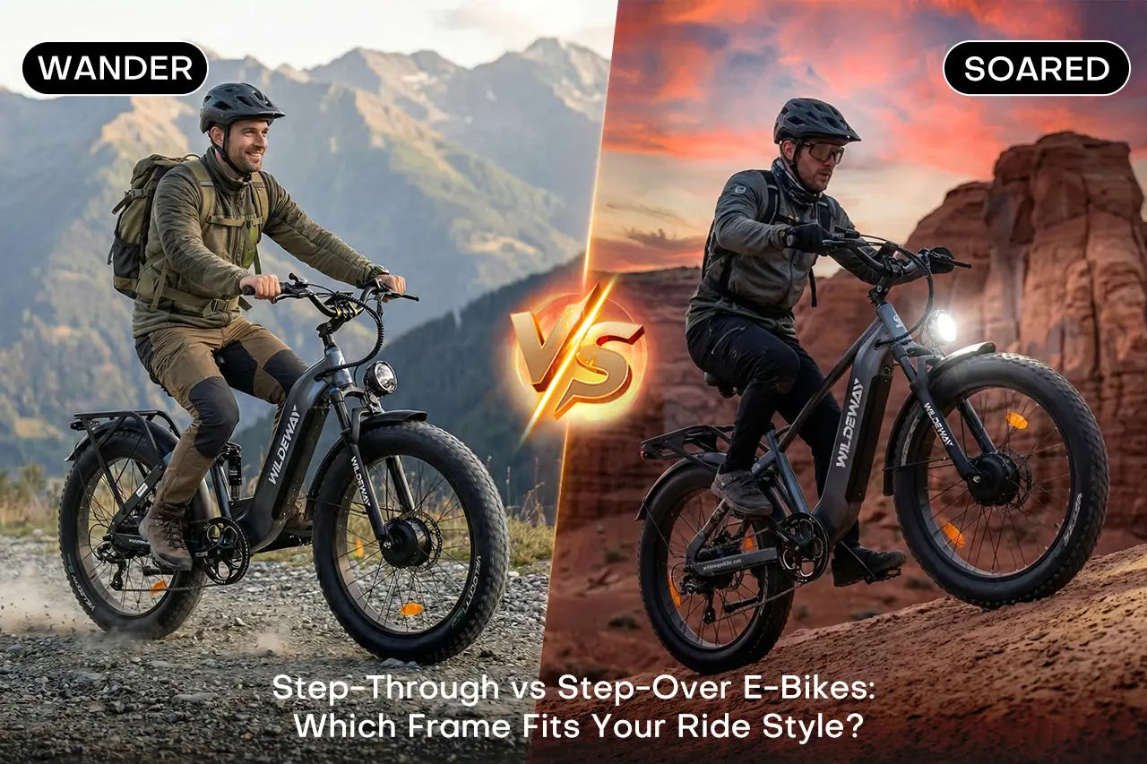 Step-Through vs. High-Step E-Bikes: Wildeway Wander Soared