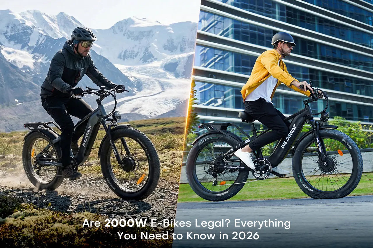 Are 2000W E-Bikes Legal? Wander, or Soared – WILDEWAY