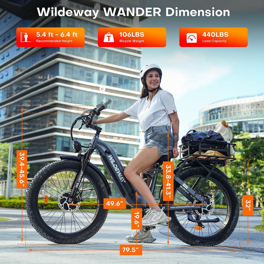 26*4.0" All-Terrain Fat-tire Ebike with 2600W Dual Motor | Wildeway ...