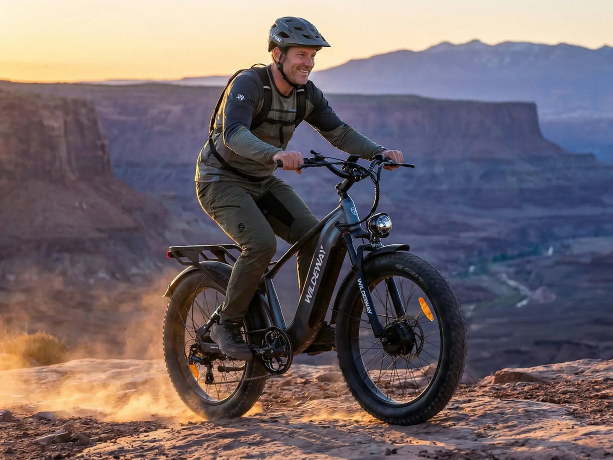26*4.0" All-Terrain Fat-tire Ebike with 2600W Dual Motor | Wildeway Soared