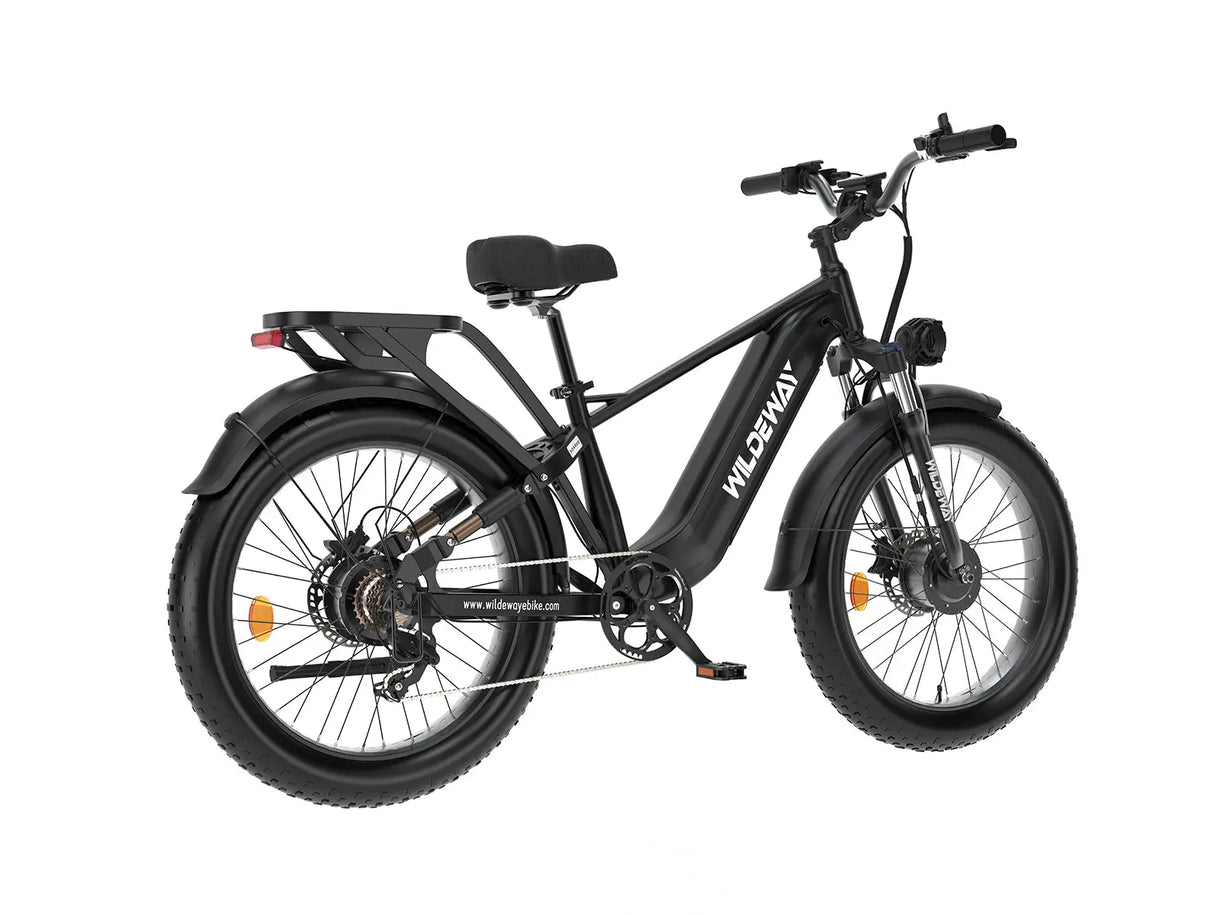 26*4.0" All-Terrain Fat-tire Ebike with 2600W Dual Motor | Wildeway ...